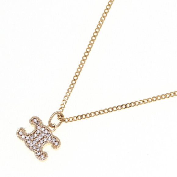 Celine | Jewelry | Celine Gold Necklace | Poshmark